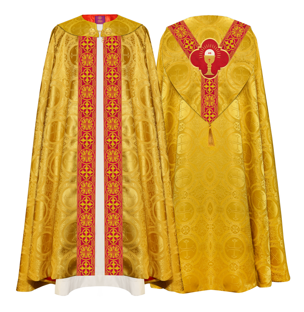 Gothic Cope with Y Type Braided Trims and Motifs – JOHA VESTMENTS
