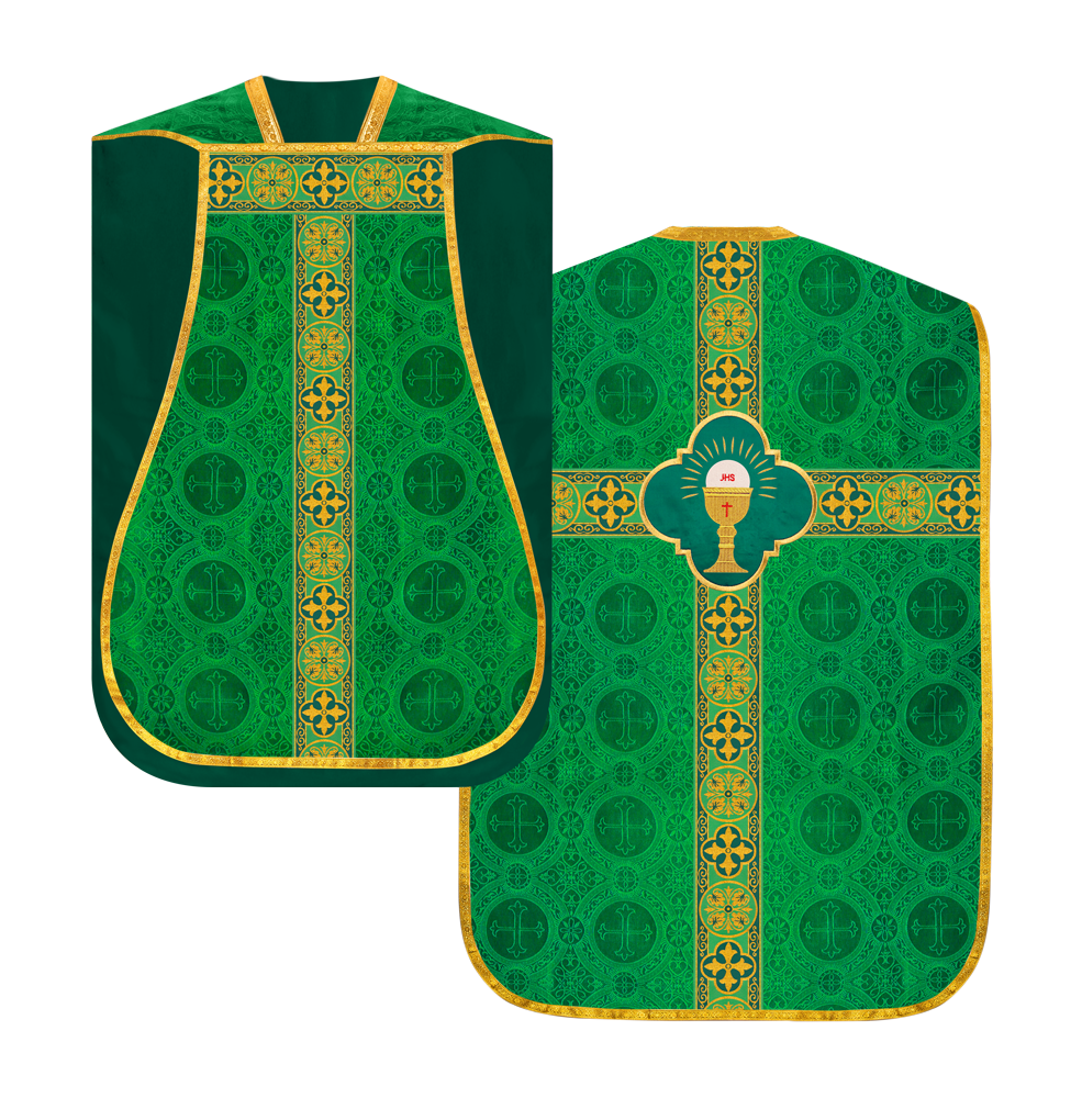 Roman Fiddleback with Woven Braided Trims – JOHA VESTMENTS