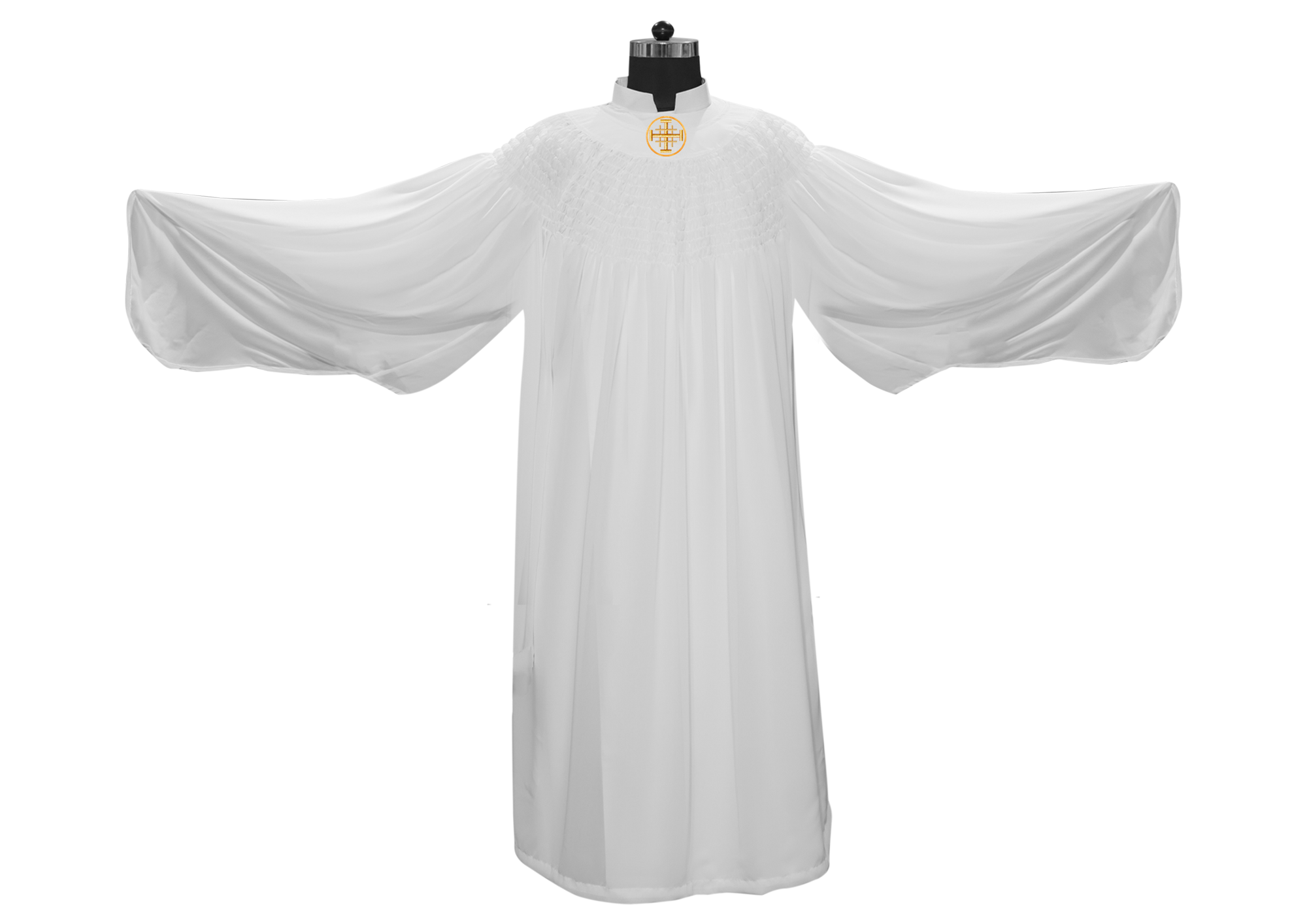 Surplice with Embroidered Cross – JOHA VESTMENTS