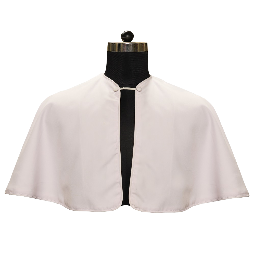White shoulder cape – JOHA VESTMENTS