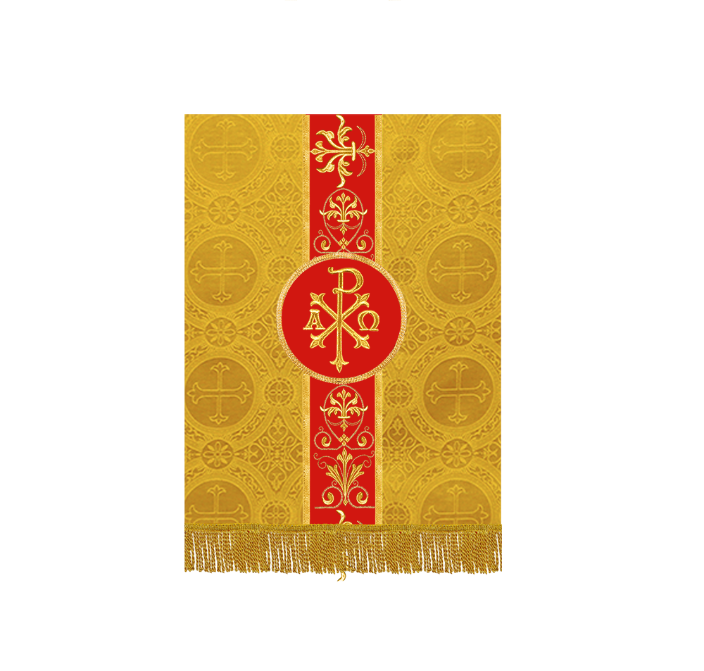 PULPIT/LECTERN WITH EMBROIDERED TRIM – JOHA VESTMENTS