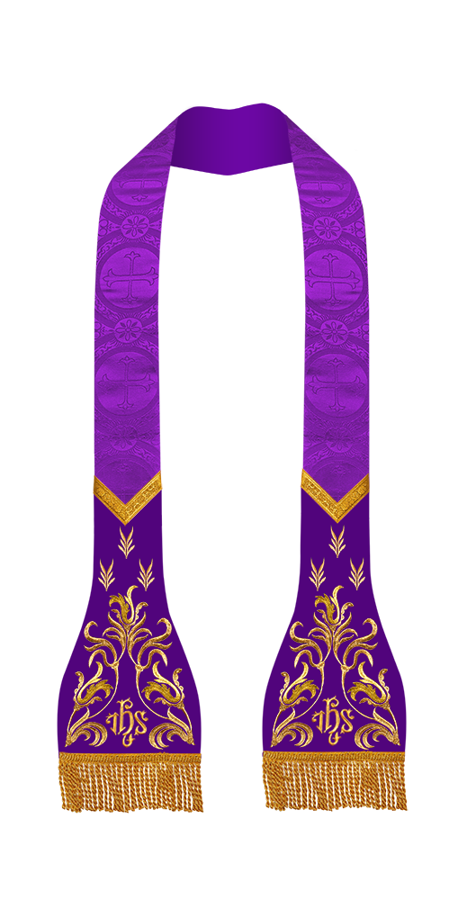 Lustrous Roman Stole Vestments - Cathedral collection – JOHA VESTMENTS